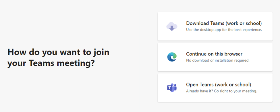 Join A Teams Meeting Without A Teams Account Washington State DES